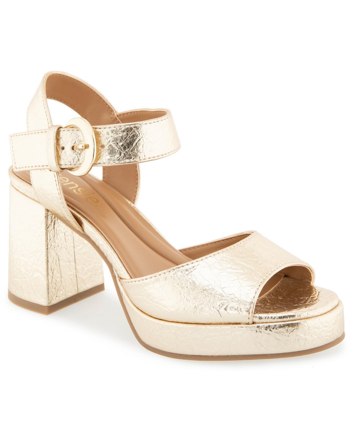 Click here for Kensie Womens Theresa Platform Sandal - Platino prices