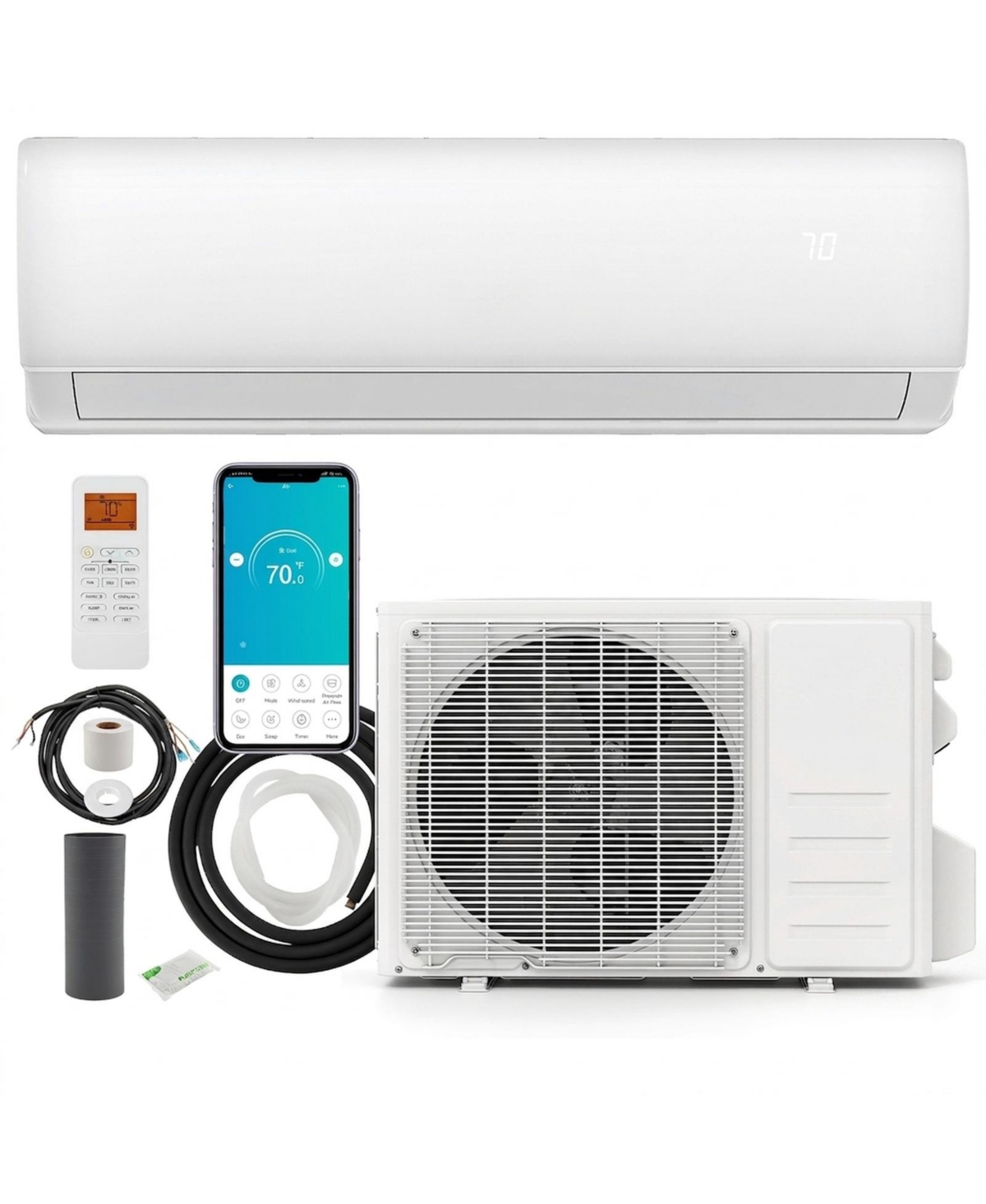 Click here for Sugift 17000 Btu 17 SEER2 208/230V Wifi Ductless M... prices