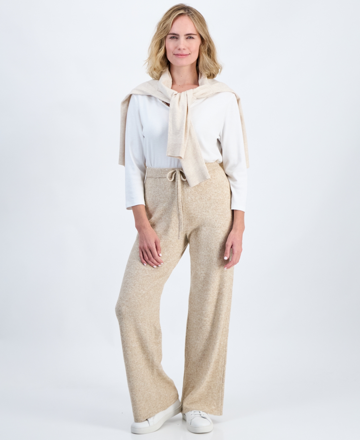 Click here for Style & Co Petite Luxsoft Wide-Leg Pull-On Pants... prices