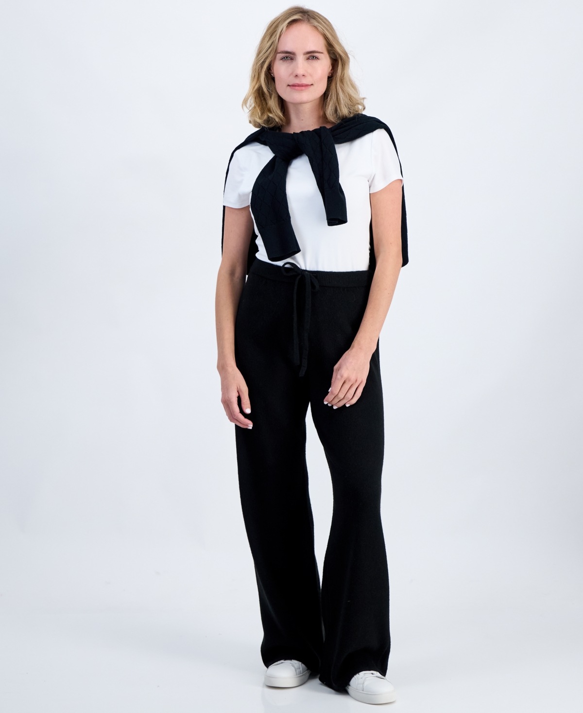 Click here for Style & Co Petite Luxsoft Wide-Leg Pull-On Pants... prices