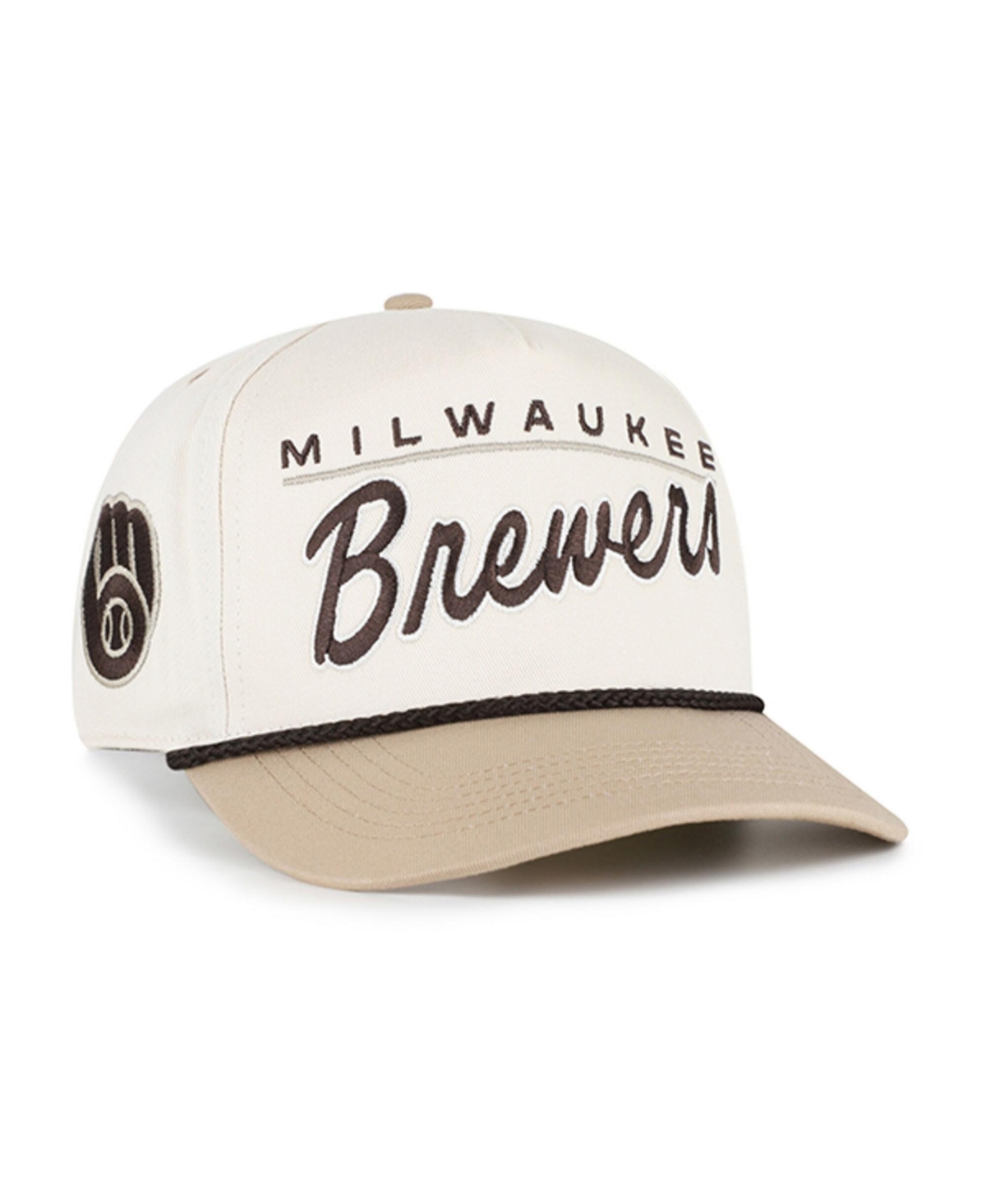 Click here for 47 Brand Mens Natural/Tan Milwaukee Brewers Neutra... prices