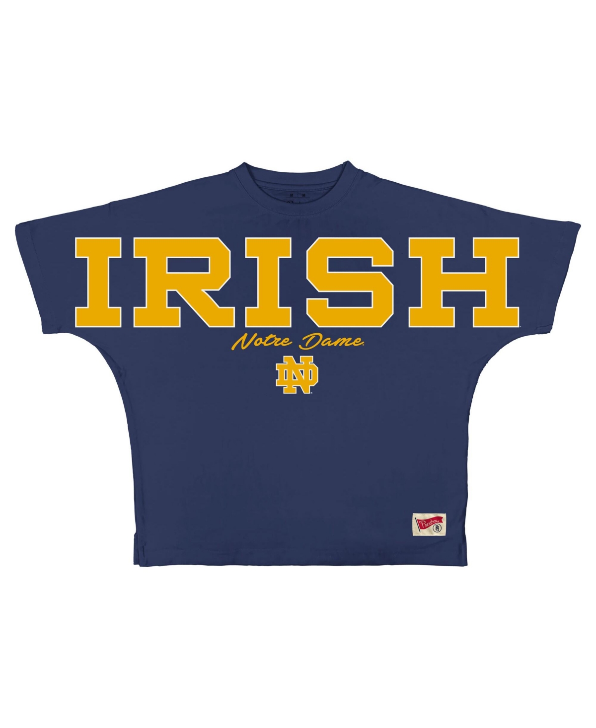 Click here for Pressbox Womens Navy Notre Dame Fighting Irish Fla... prices