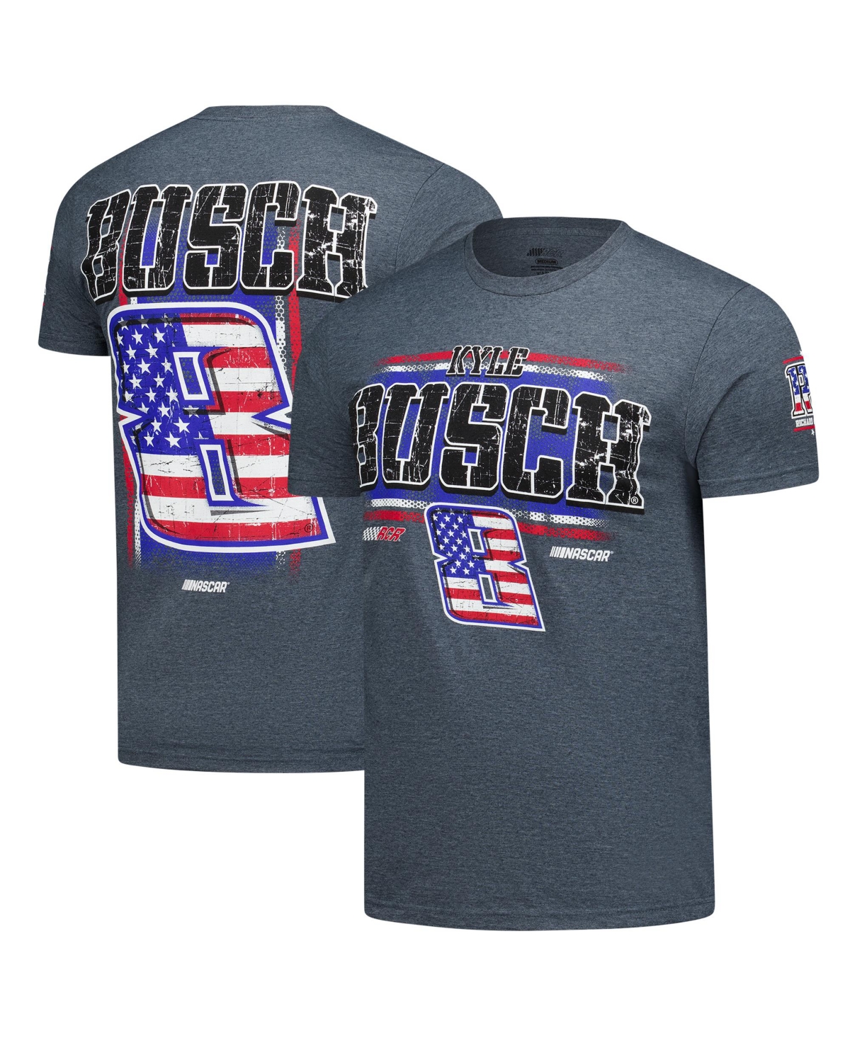Click here for Classic Ink Mens Heather Gray Kyle Busch 3-Spot Li... prices