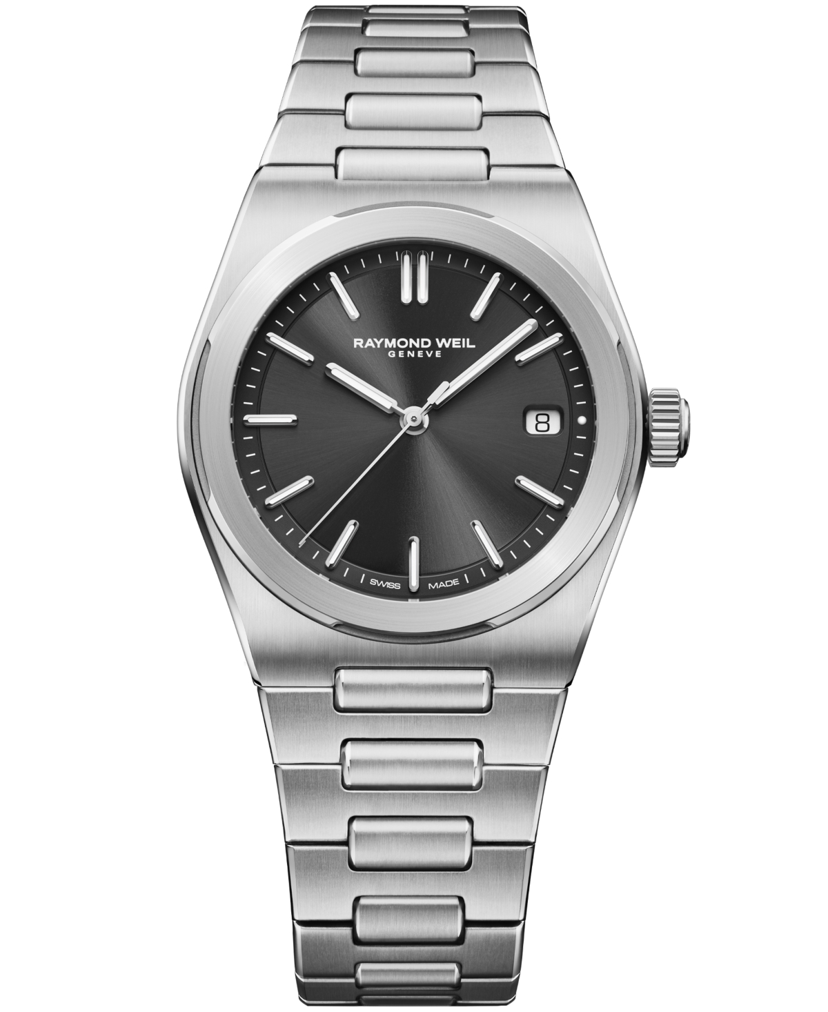 Click here for Raymond Weil Mens Silver-Tone Stainless Steel Watc... prices