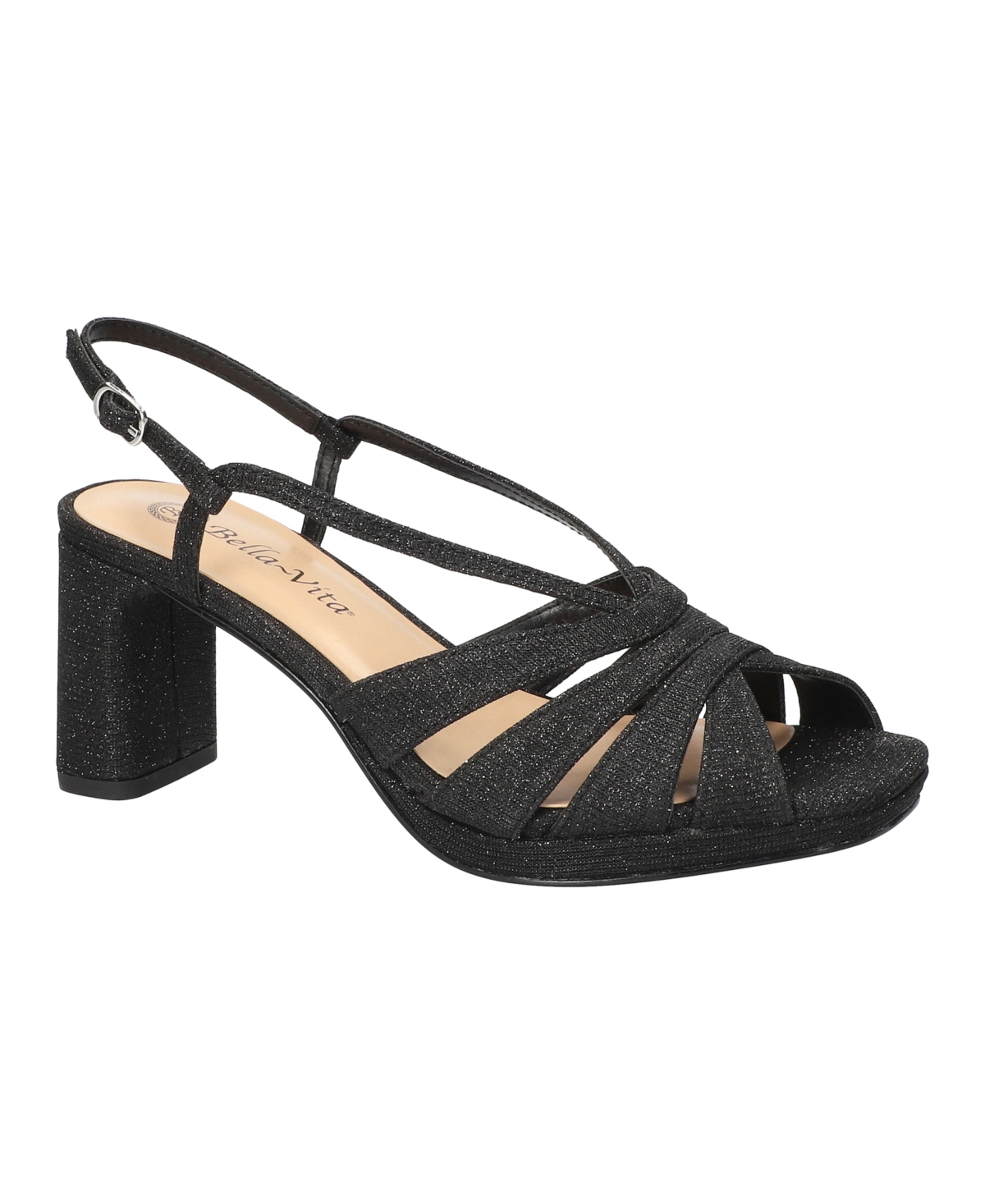 Click here for Bella Vita Womens Chorus Block Heel Sandals - Blac... prices