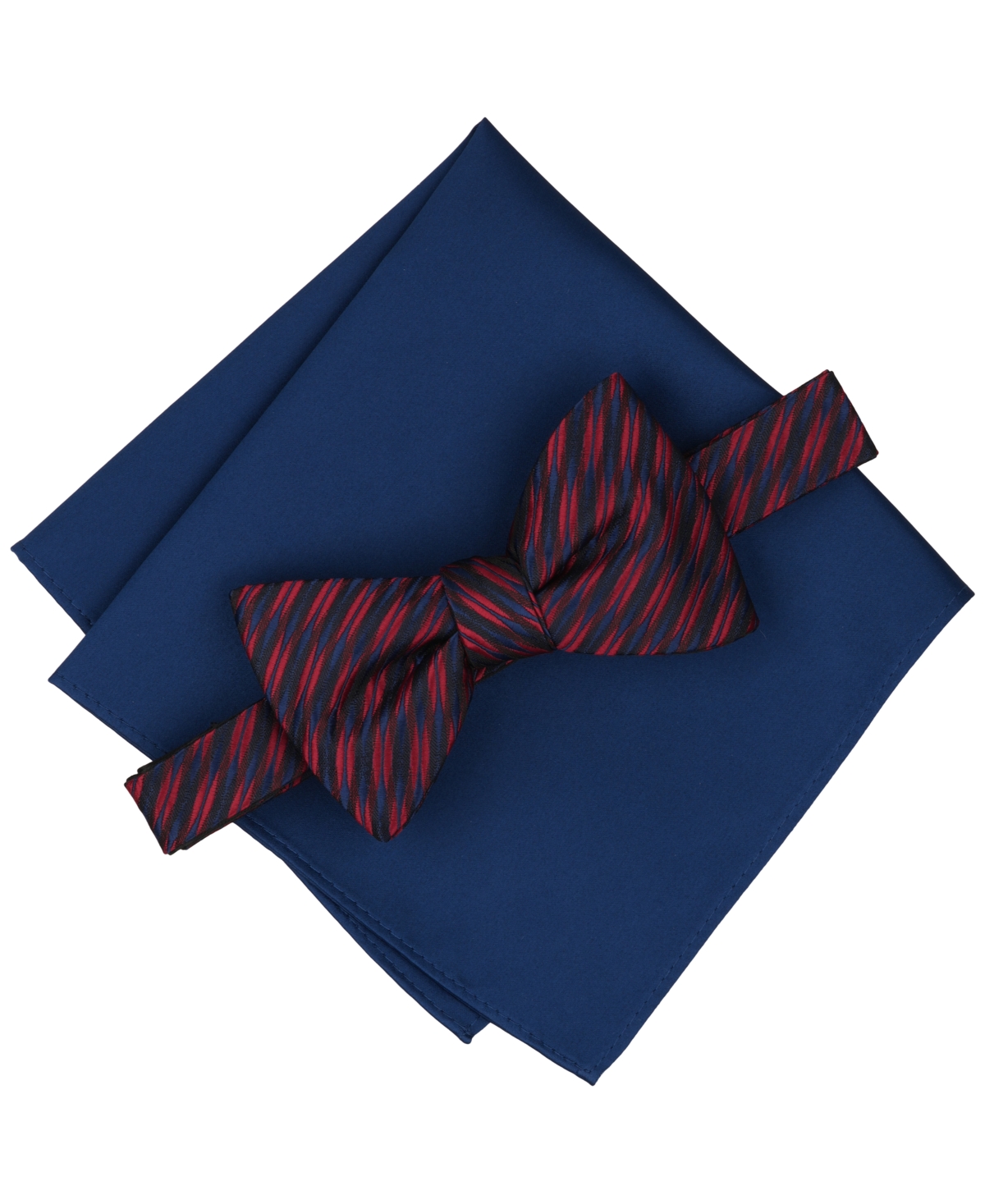 Click here for Alfani Mens Summit Stripe Geo Pre-Tied Bow Tie and... prices