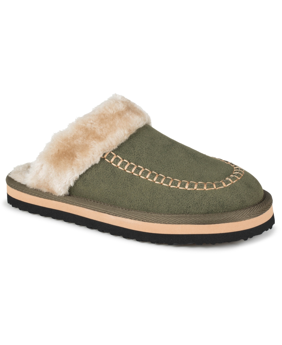 Click here for Baretraps Womens Justina Clog Slippers - Olive prices