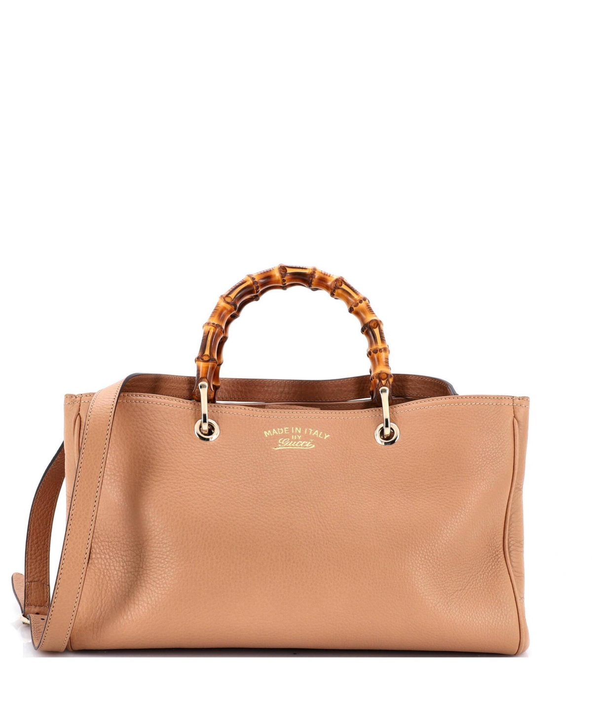 Click here for Pre-Owned Gucci Medium Bamboo Shopper Tote Leather... prices