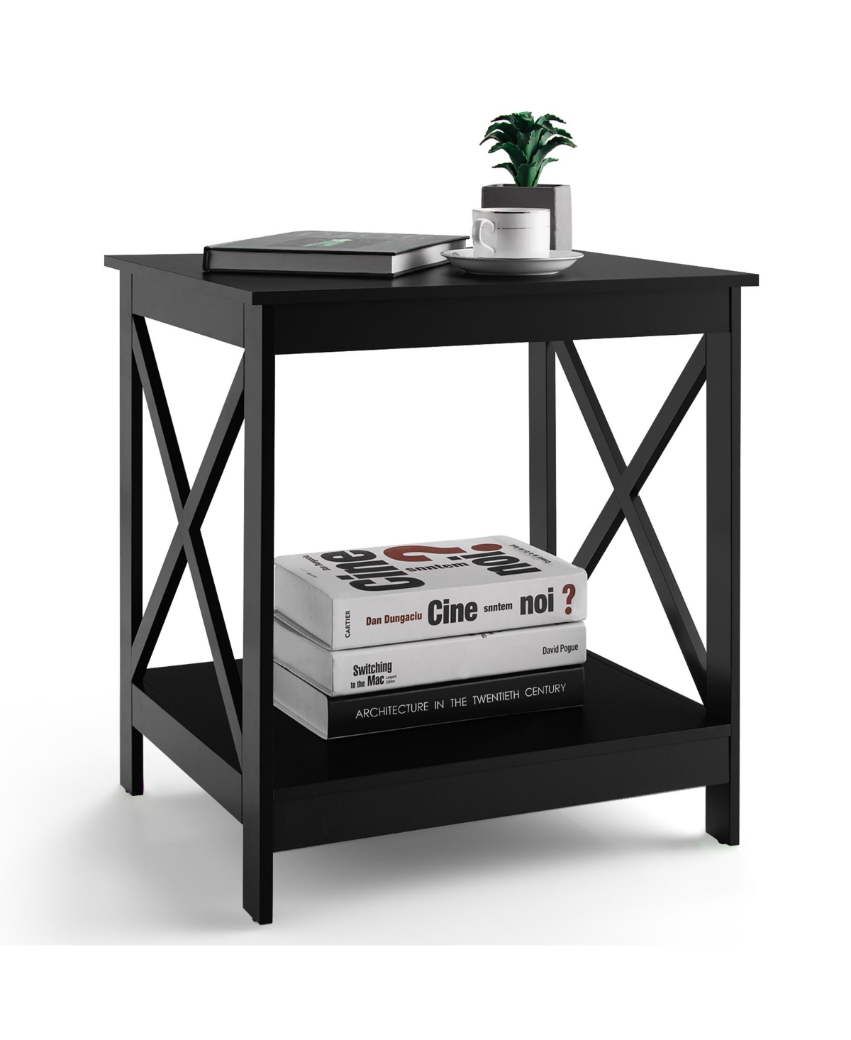 Click here for Costway Side Table 2 Tie Coffee Tea End Table Wood... prices