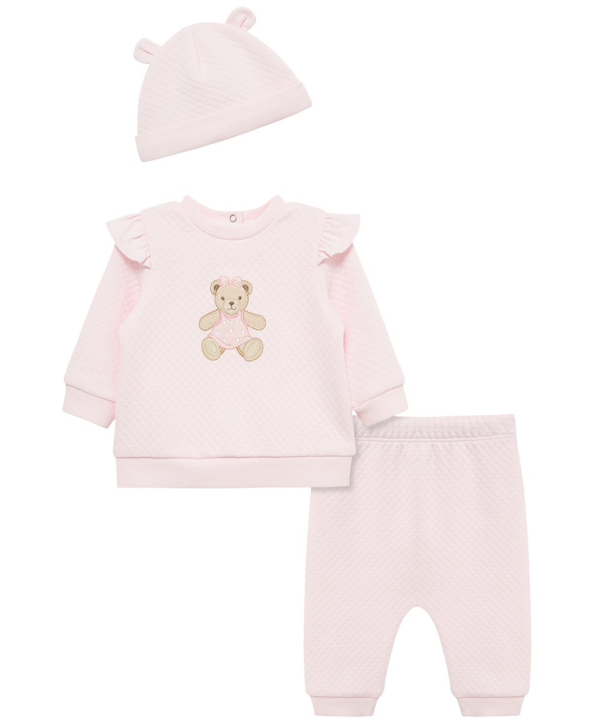 Click here for Little Me Baby Girls Dainty Bears Quilt Long-Sleev... prices