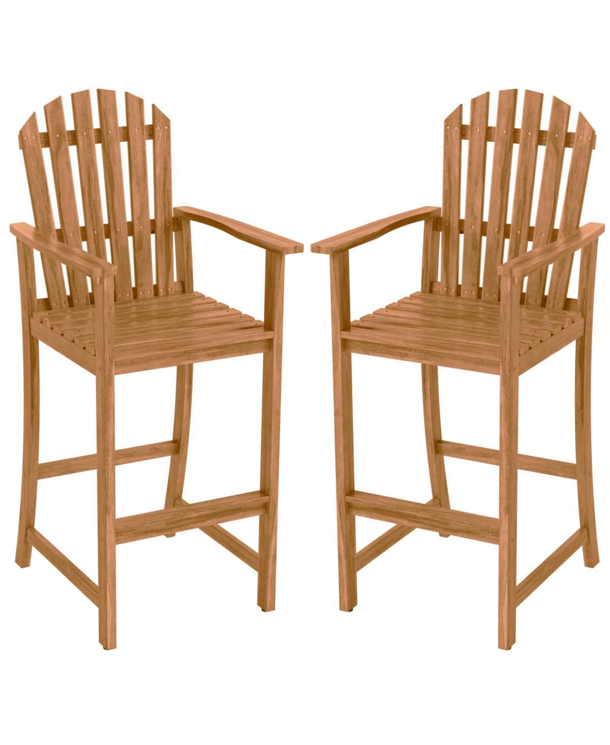 Click here for Gymax 2 Piece Tall Adirondack Chair w/Back Armrest... prices