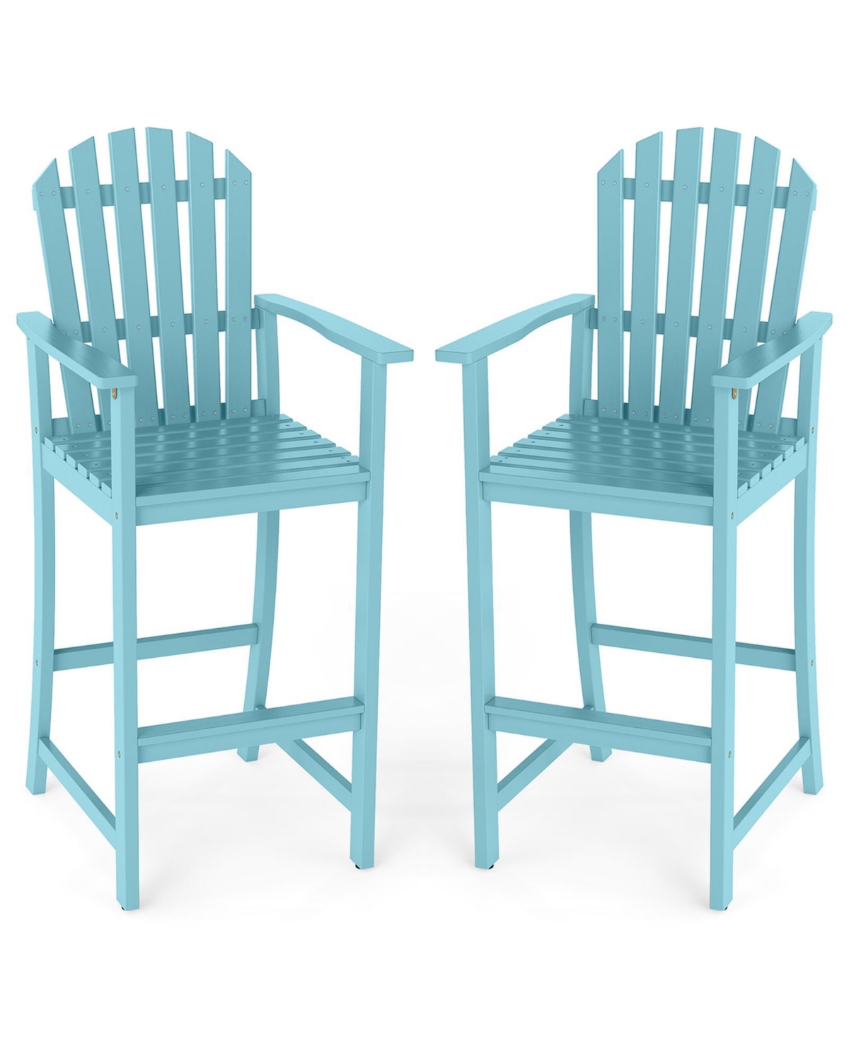 Click here for Gymax 2 Piece Tall Adirondack Chair w/Back Armrest... prices