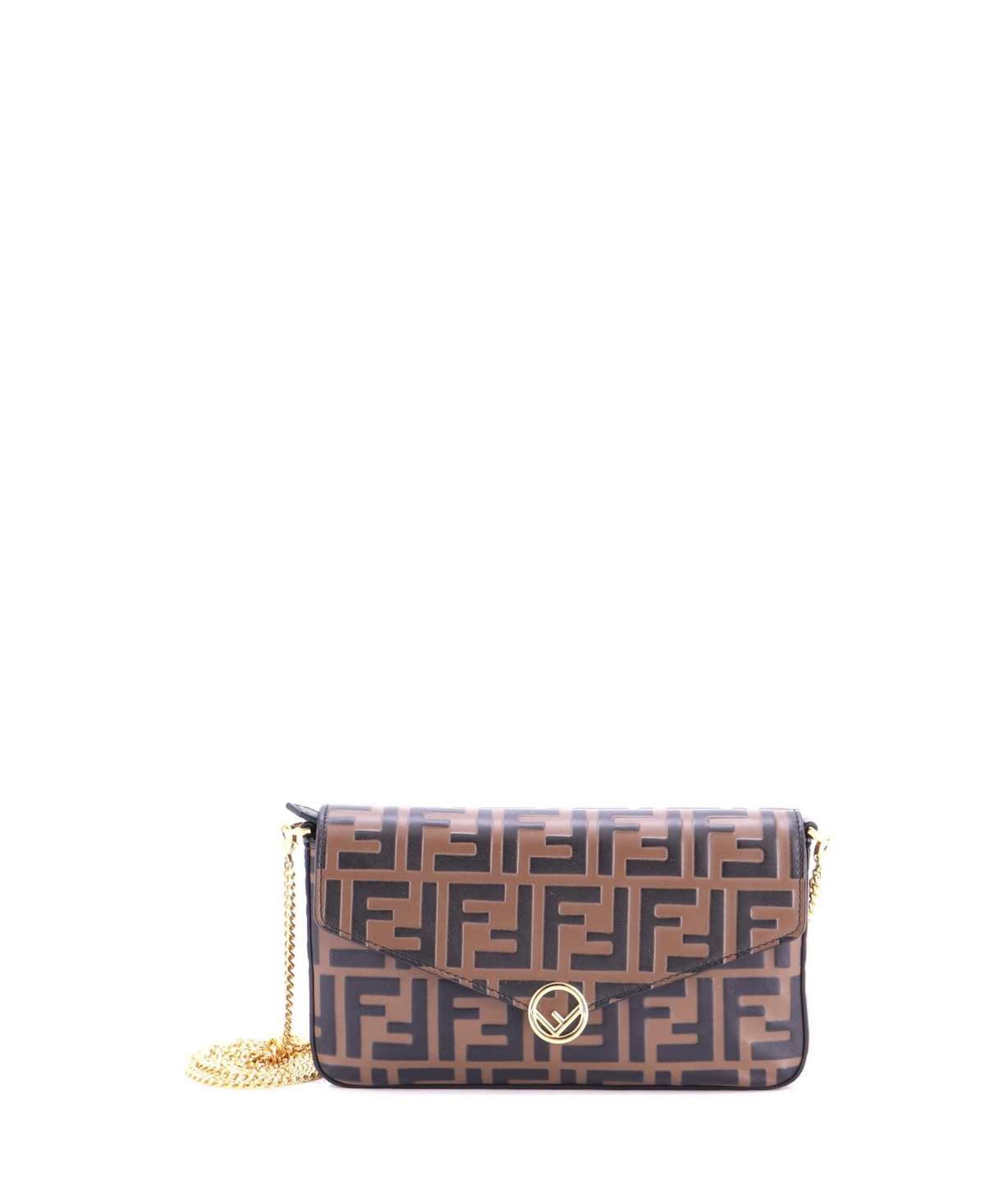 Click here for Pre-Owned Fendi F is Fendi Envelope Clutch on Chai... prices
