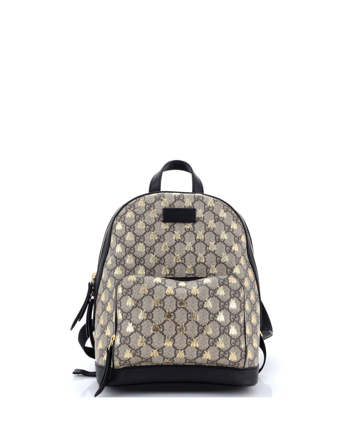 Click here for Pre-Owned Gucci Small Zip Pocket Backpack Printed... prices