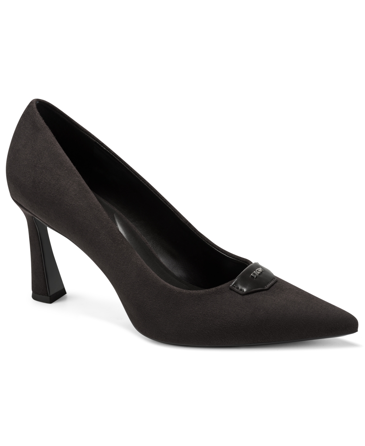 Click here for Dkny Womens Cameron Slip-On Mid Pumps - Brown prices