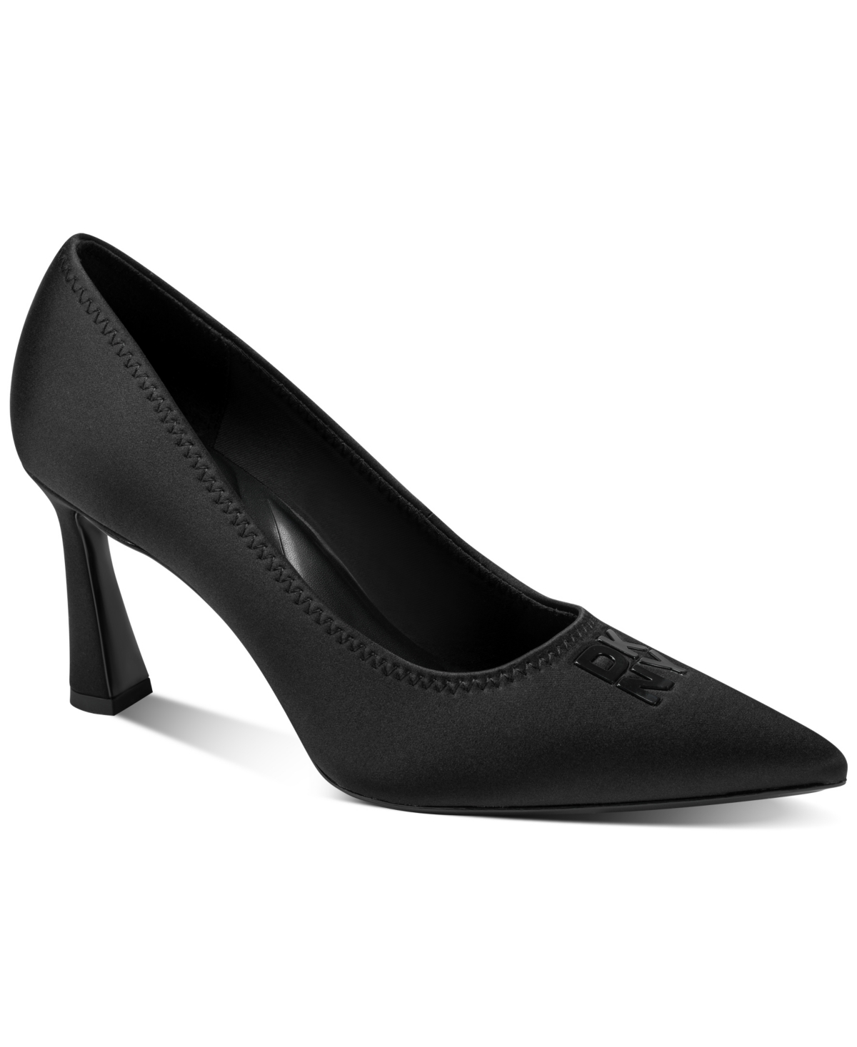 Click here for Dkny Womens Carey Pointed Toe Mid Pumps - Black prices