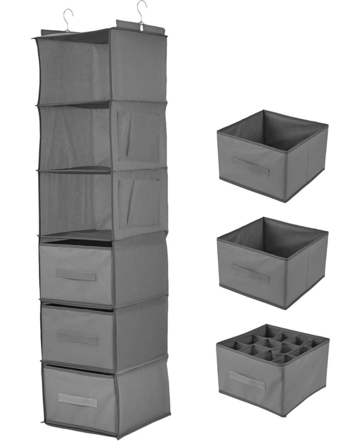 Click here for gaomon Hanging Closet Organizer with Drawers  3 Ti... prices