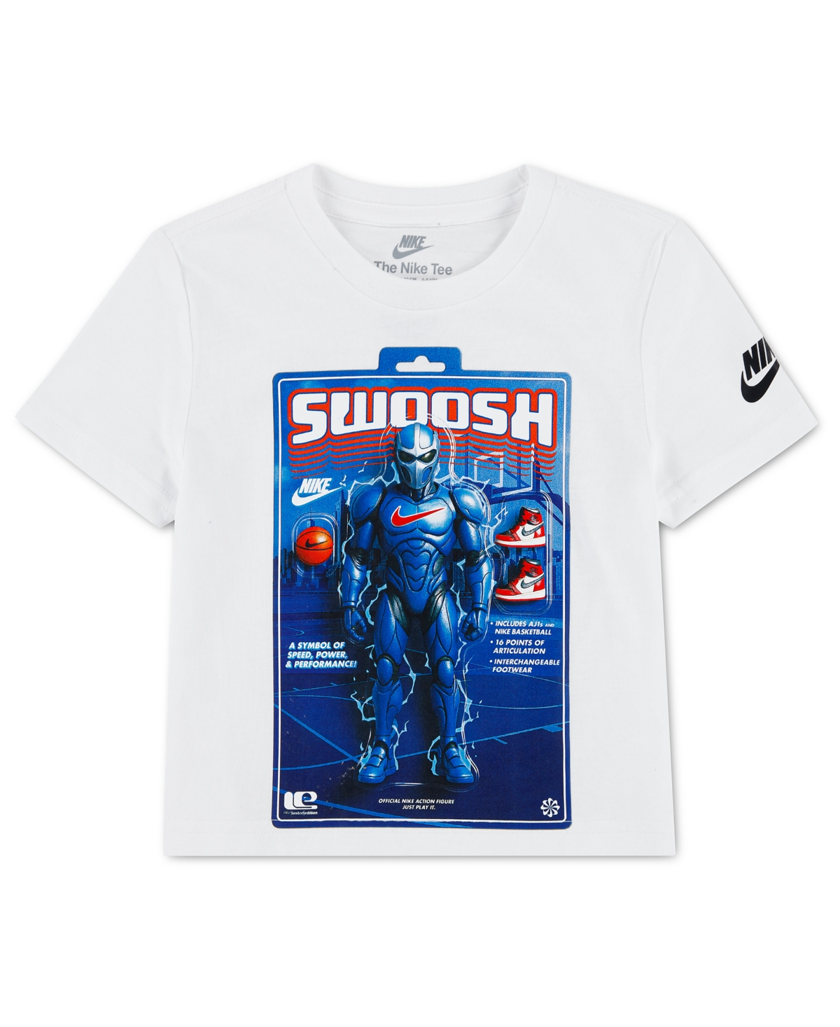 Click here for Nike Boys Toddler 2T-5T Swoosh Action Figure T-Shi... prices