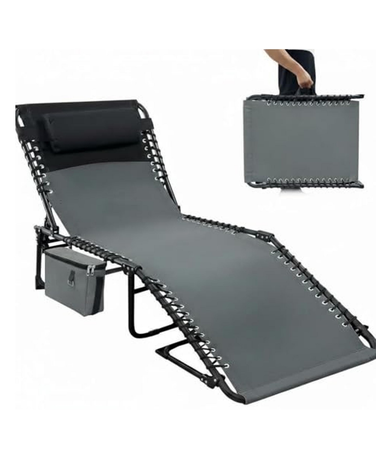 Click here for gaomon 5-Position Adjustable Outdoor Chaise Lounge... prices