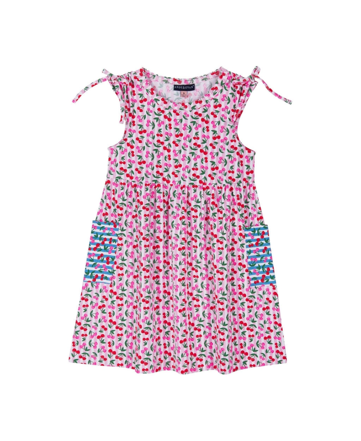 Click here for Andy & Evan Little Girls 2T - 6X Cherry Striped Bl... prices