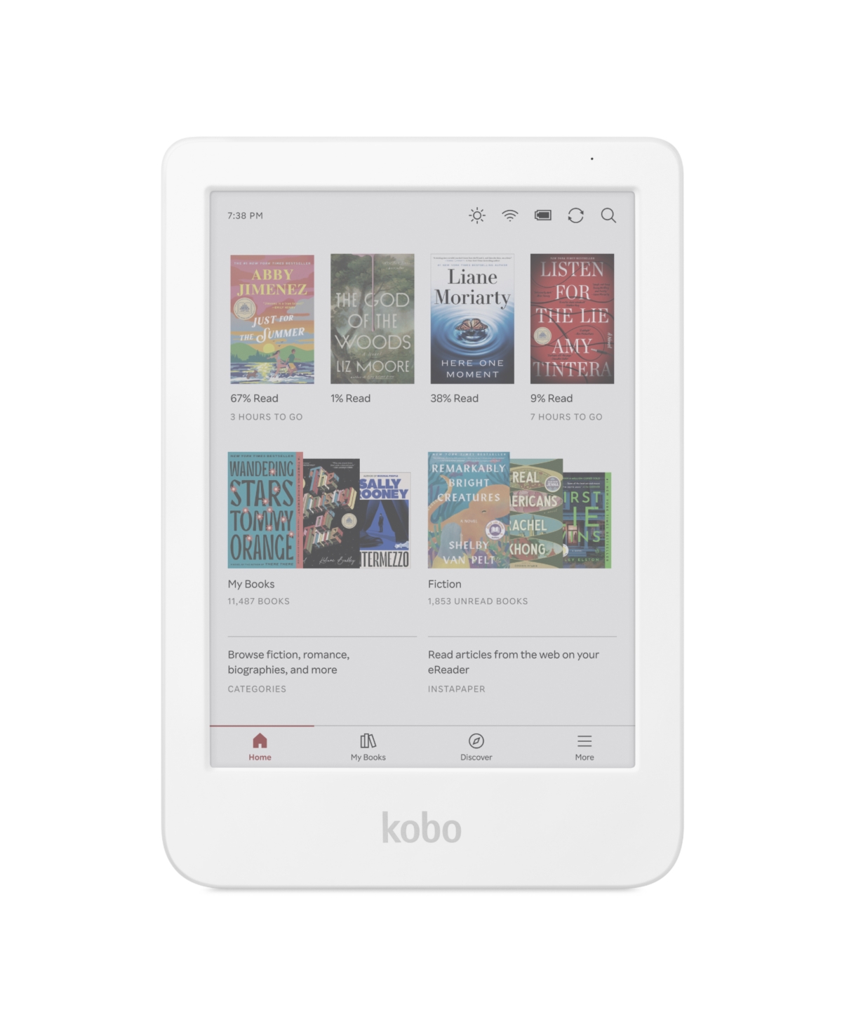 Click here for Kobo Clara Colour 6 16 Gb E Reader - White prices