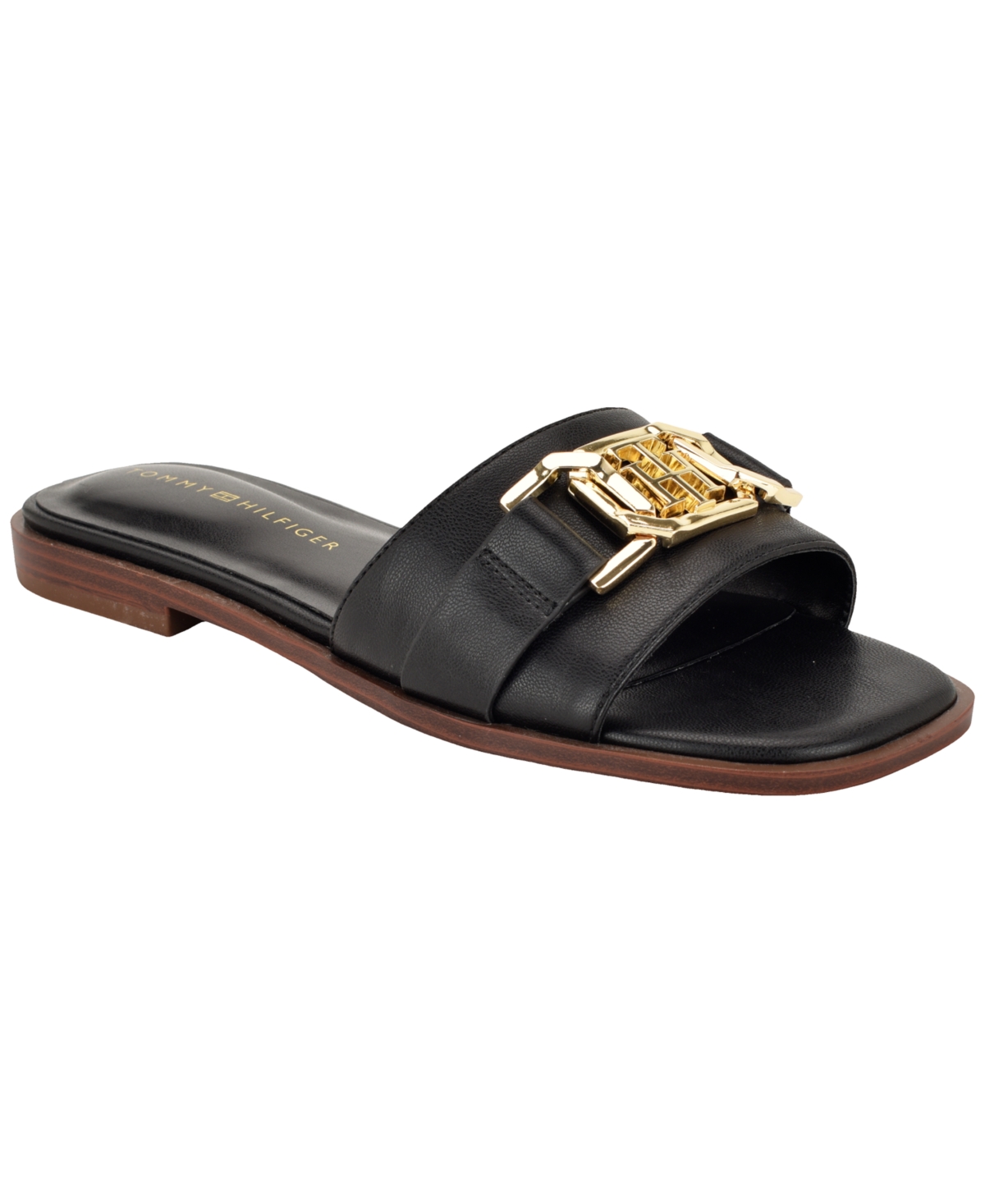 Click here for Tommy Hilfiger Womens Trulei Flat Slide Sandals -... prices