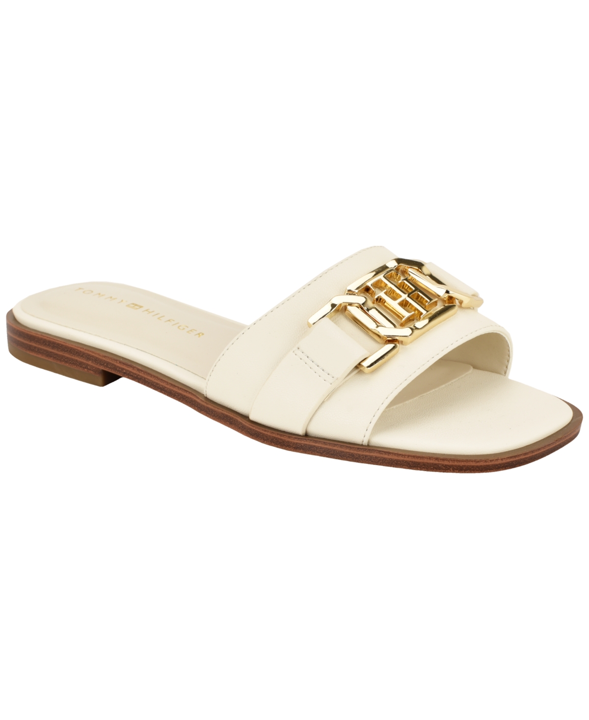 Click here for Tommy Hilfiger Womens Trulei Flat Slide Sandals -... prices