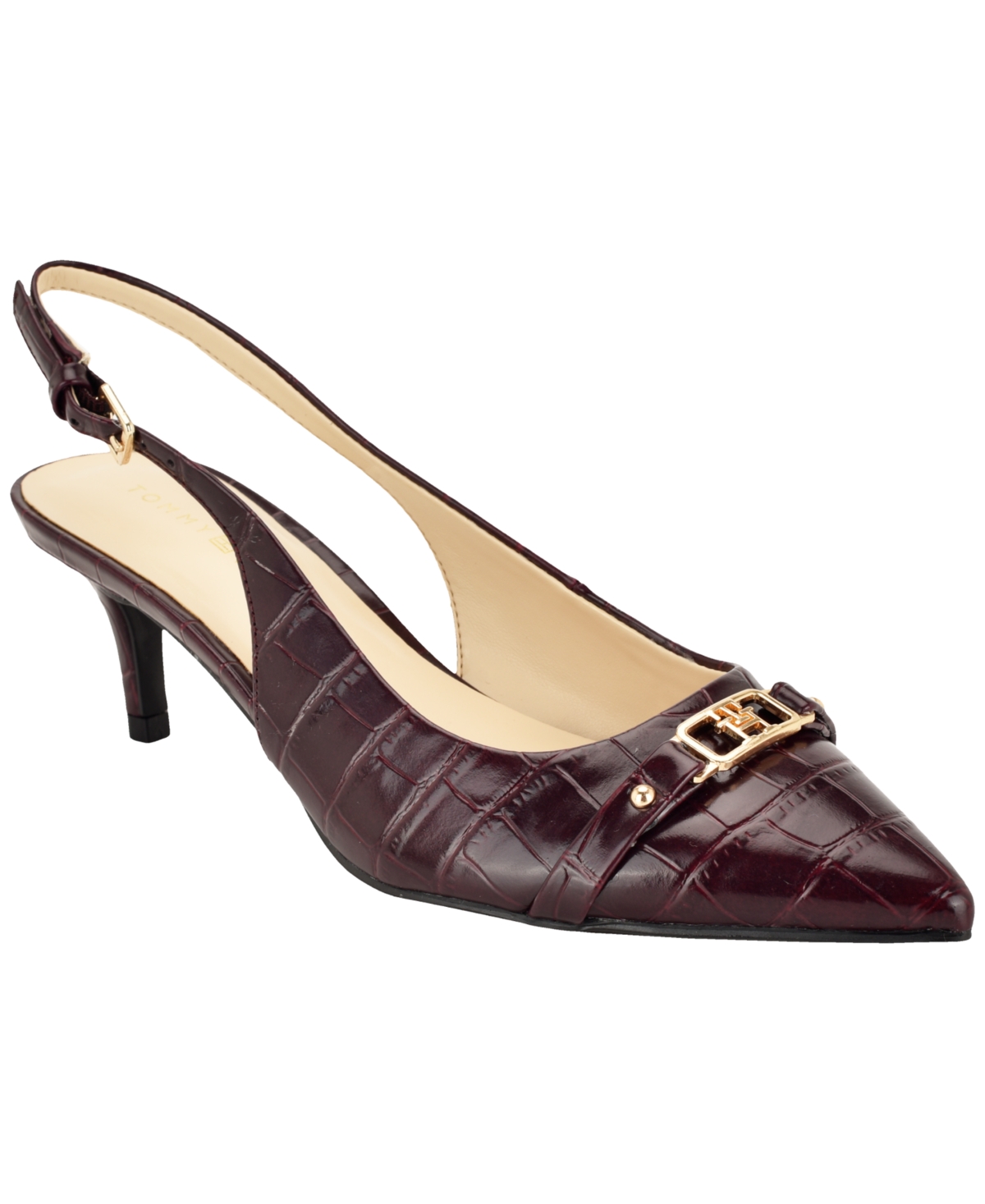 Click here for Tommy Hilfiger Womens Totale Kitten Heel Slingback... prices