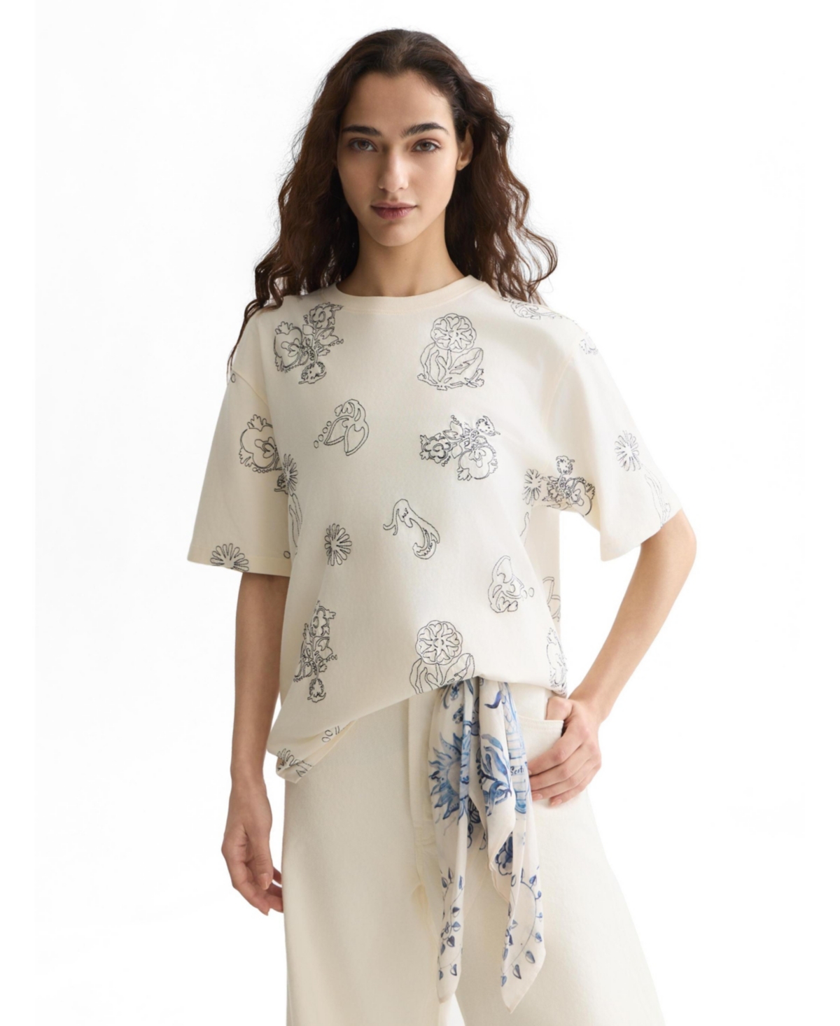 Click here for Scotch & Soda Womens Scotch and Soda Embroidered L... prices