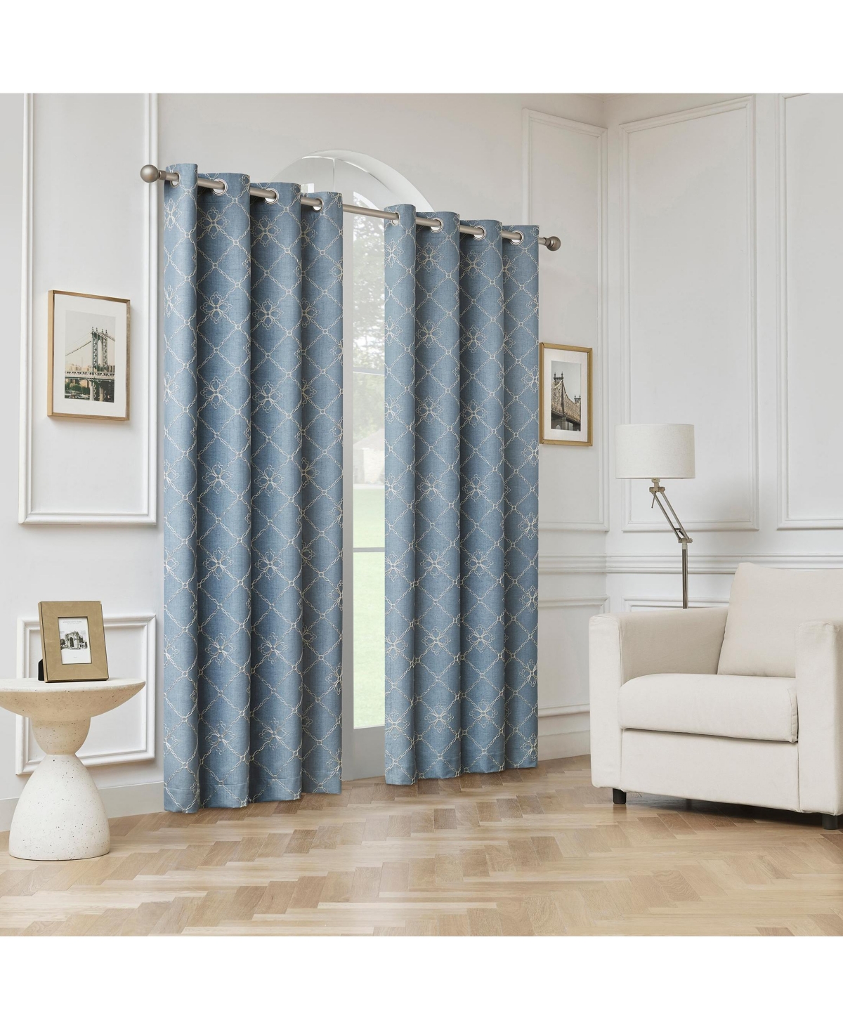 Click here for Sun Zero Adria Trellis Embroidered 100percentage B... prices