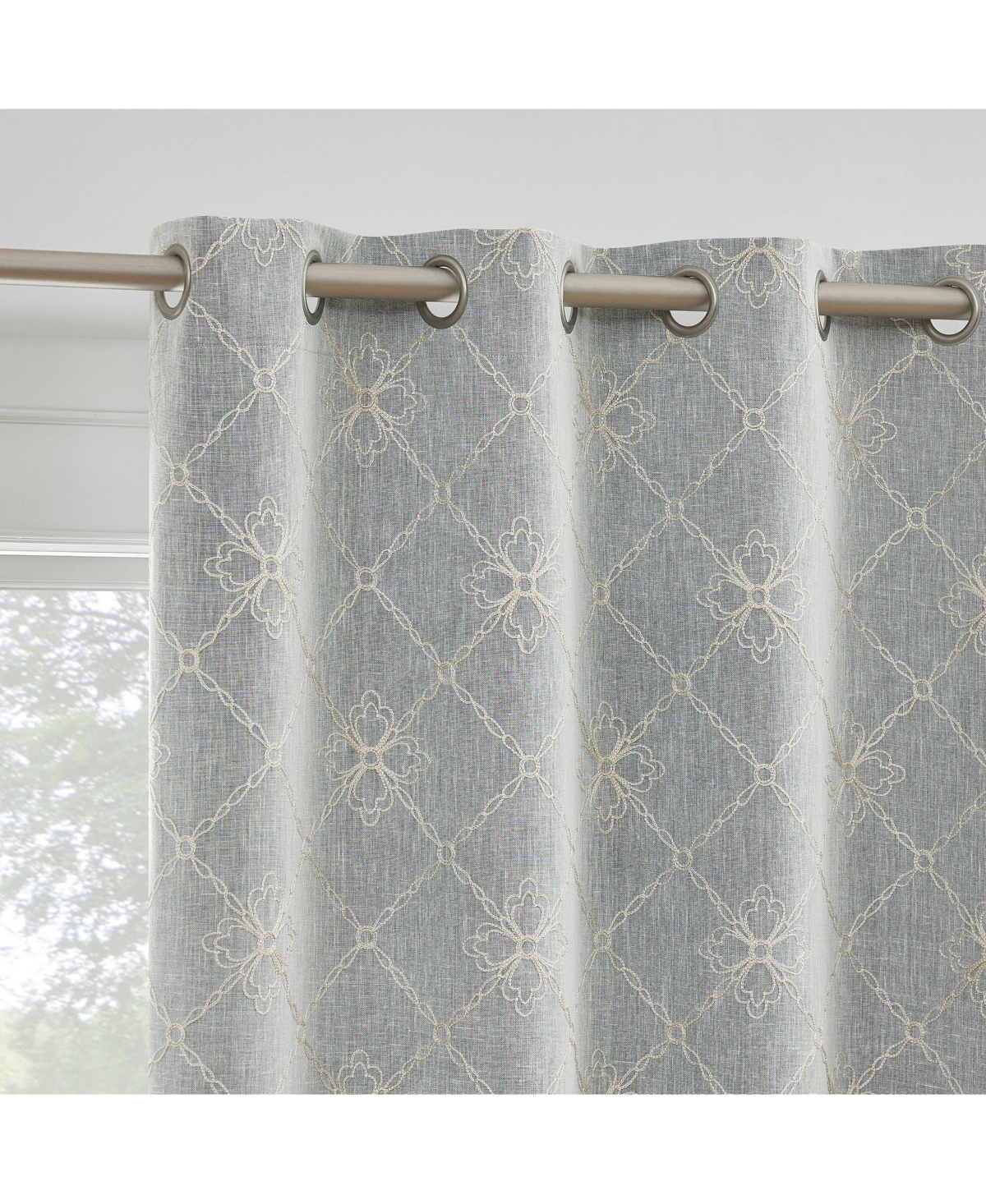 Click here for Sun Zero Adria Trellis Embroidered 100percentage B... prices