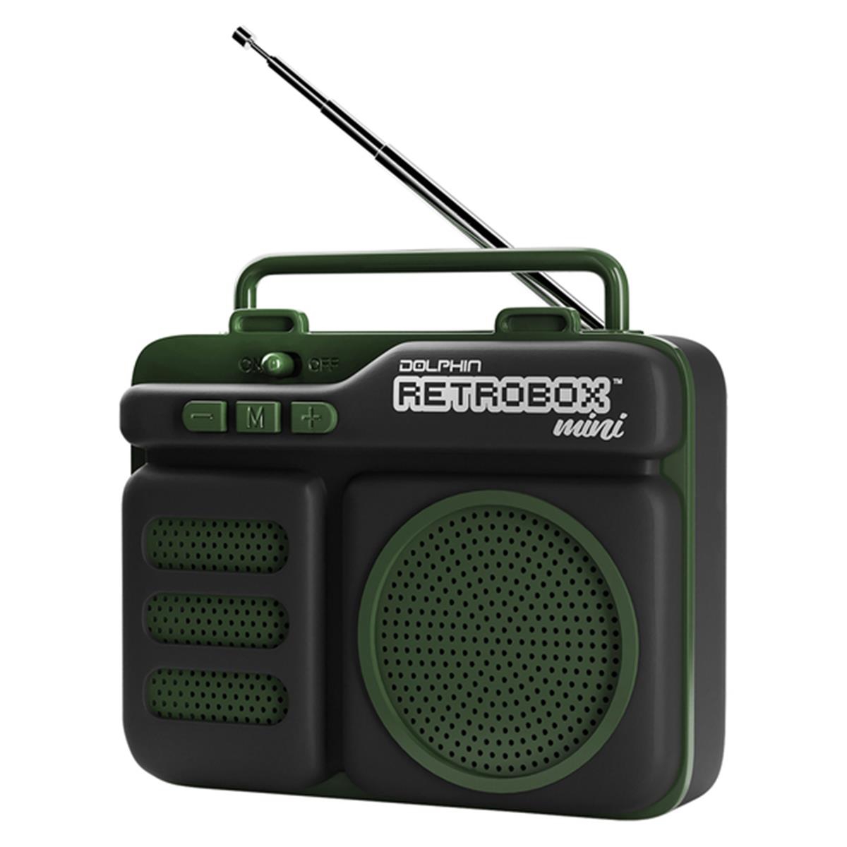 Click here for Dolphin Audio Rtx-10GRN Retrobox Mini 10W Bluetoot... prices