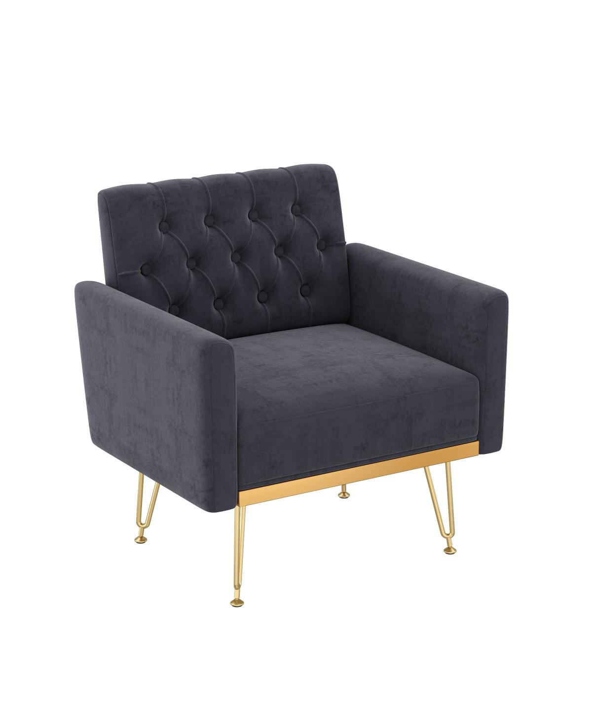 Click here for Streamdale Furniture Modern Tufted Velvet Armchair... prices