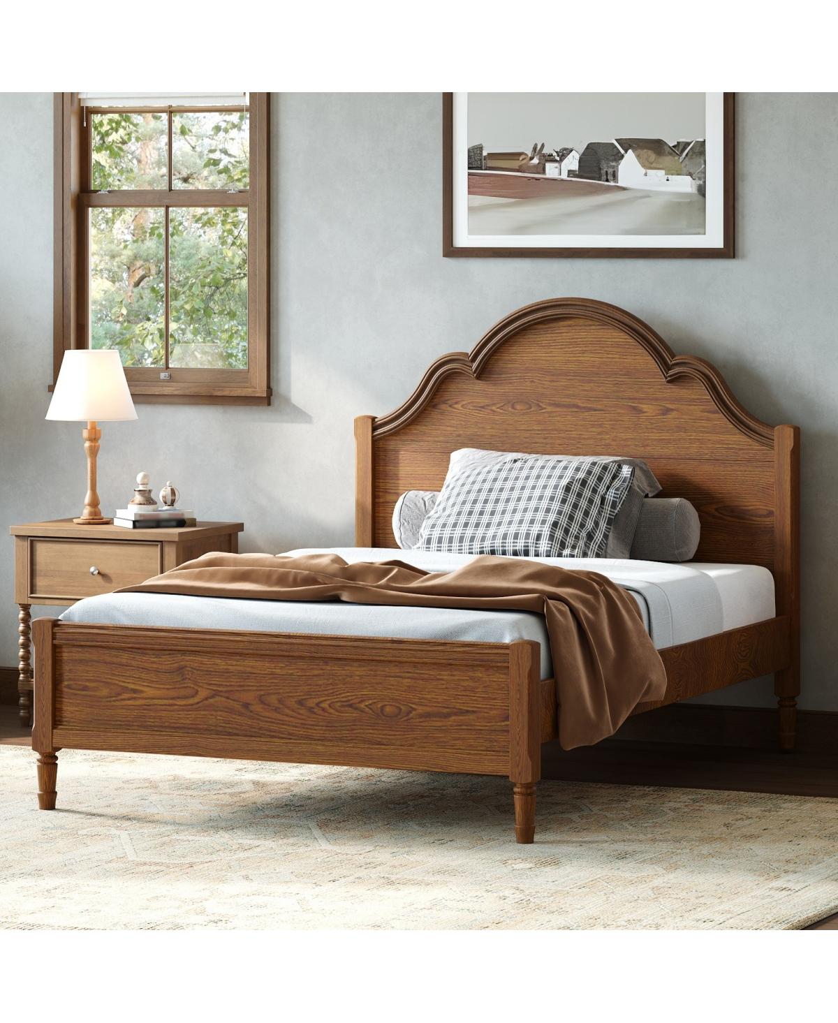 Click here for Streamdale Furniture Wood Platform Bed with Headbo... prices