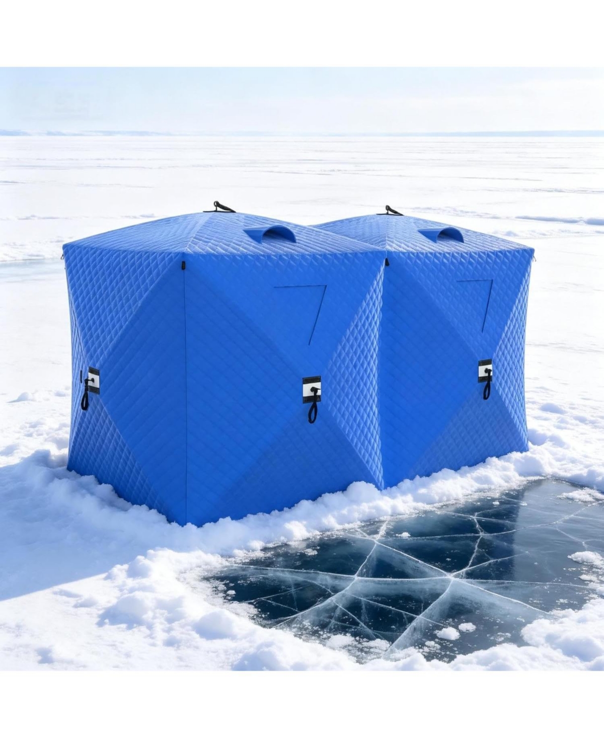 Click here for gaomon Insulated Pop-Up Ice Fishing Tent Shelter... prices