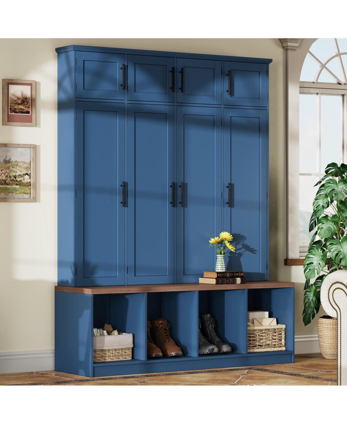 Click here for Streamdale Furniture Farmhouse Hall Tree with Shoe... prices