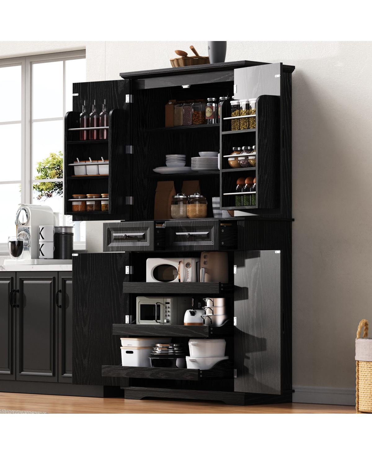 Click here for Streamdale Furniture 71 Tall Farmhouse Kitchen Pan... prices