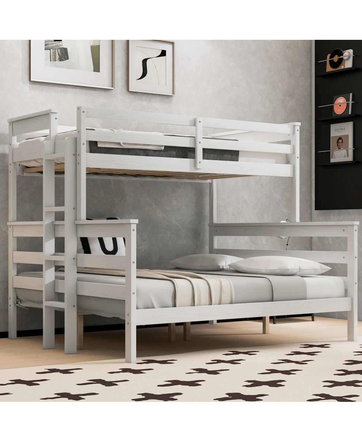 Click here for Streamdale Furniture Wood Twin Xl over Queen Bunk... prices