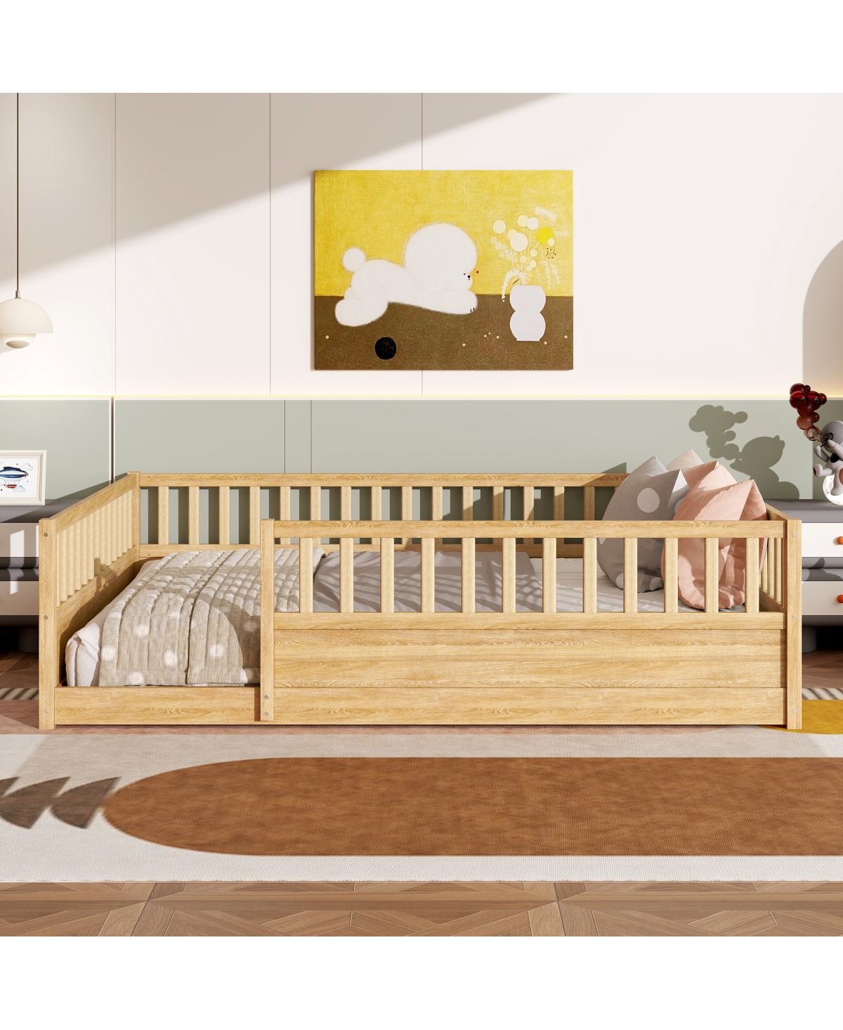 Click here for Streamdale Furniture Montessori Floor Bed with Saf... prices