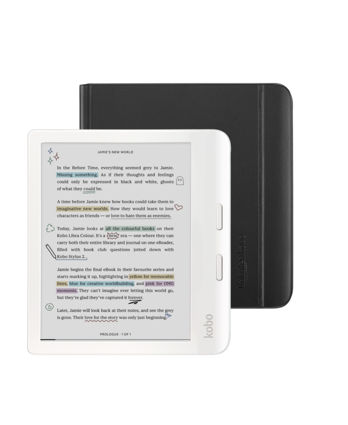 Click here for Kobo Libra Colour eReader with Notebook SleepCover... prices