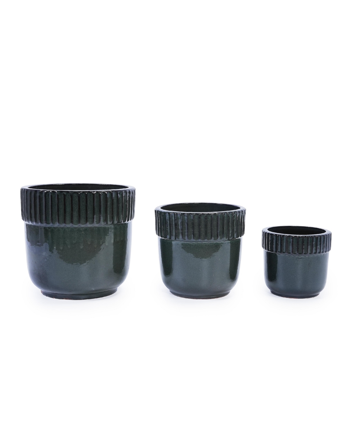 Click here for Clihome Handmade Ceramic Planter Set of 3  15/14/9... prices