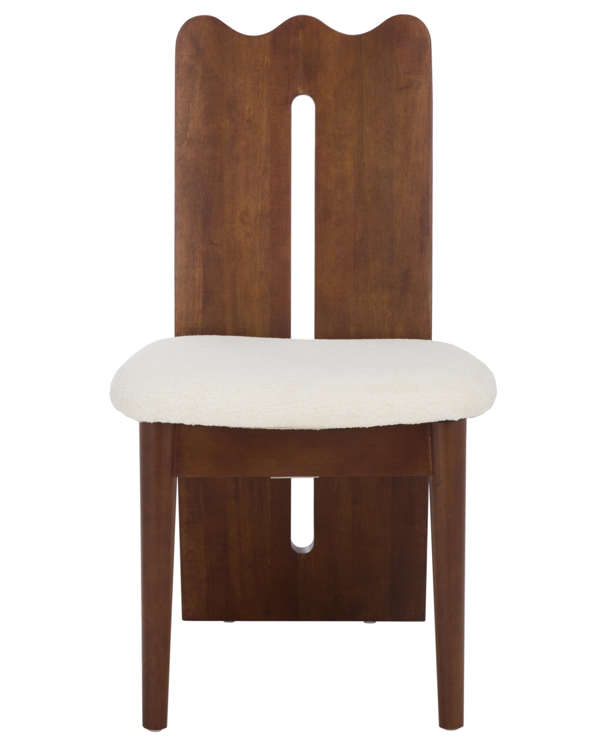Click here for Safavieh Kieran Dining Chair - Cream / walnut prices