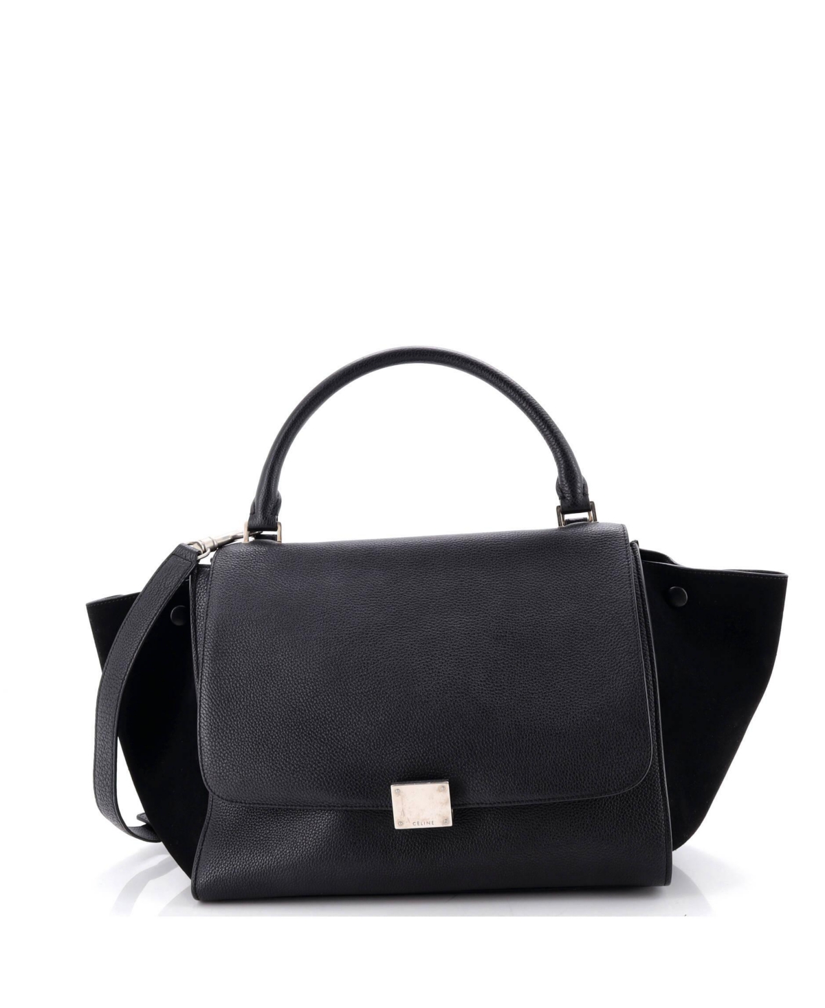 Click here for Pre-Owned Celine Medium Trapeze Bag Leather - Blac... prices
