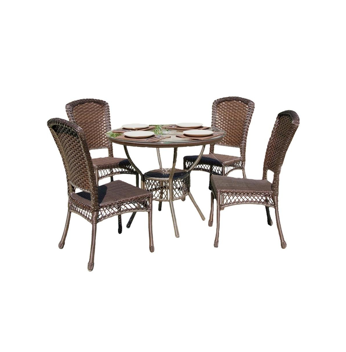 Click here for Jiallo 5 Piece Earth Collection Outdoor Garden Pat... prices