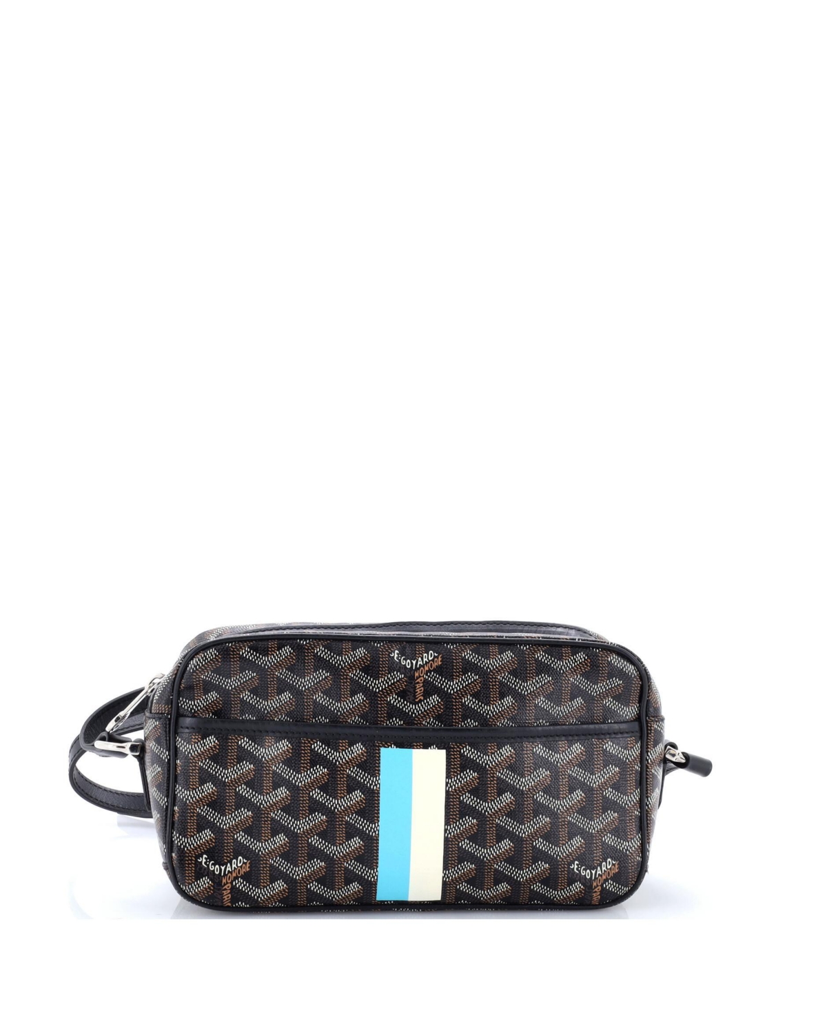 Click here for Pre-Owned Goyard Cap Vert Bag Printed Coated Canva... prices