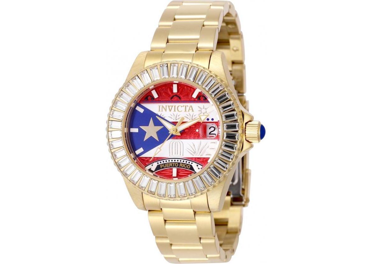 Click here for Invicta Womens Pro Diver Quartz Dial Watch - Gold prices
