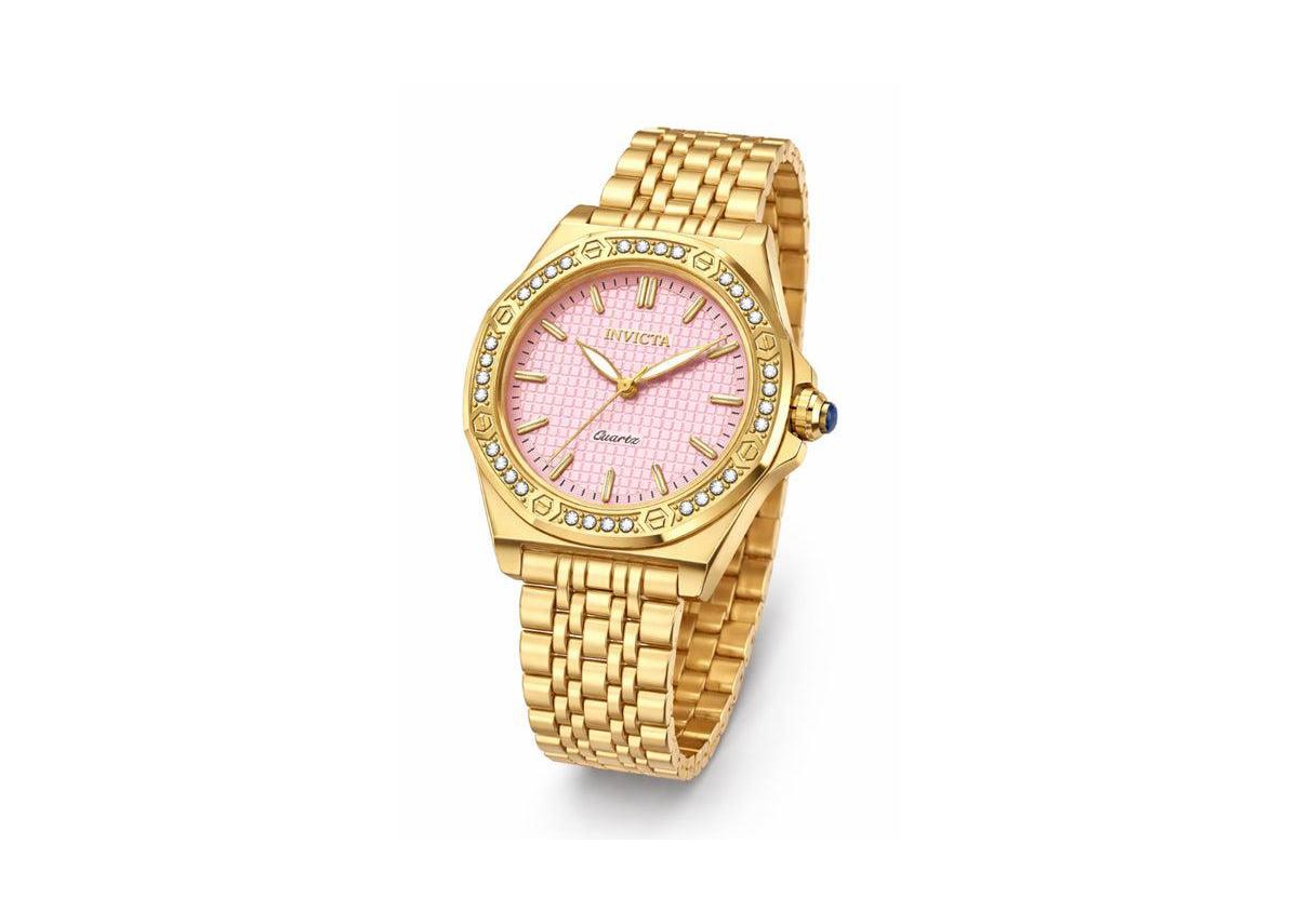 Click here for Invicta Womens Wildflower Quartz Dial Watch - Rose... prices