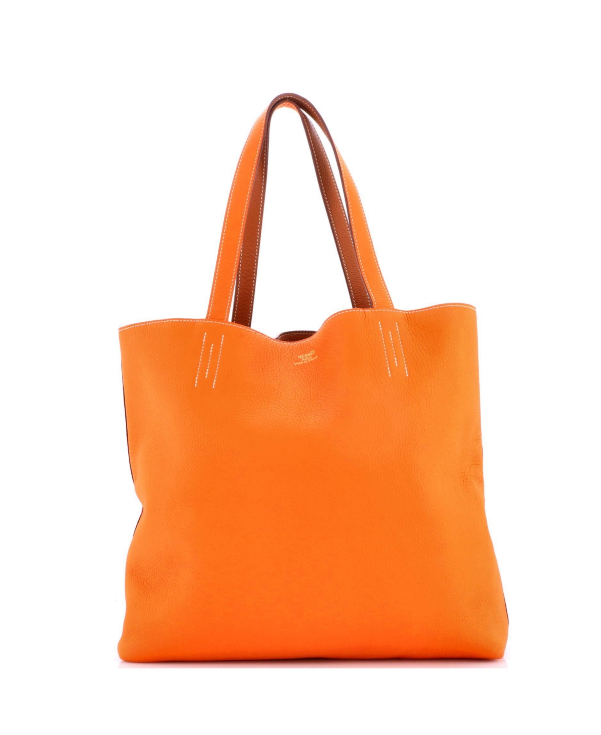 Click here for Pre-Owned HERMES 36 Double Sens Tote Clemence and... prices
