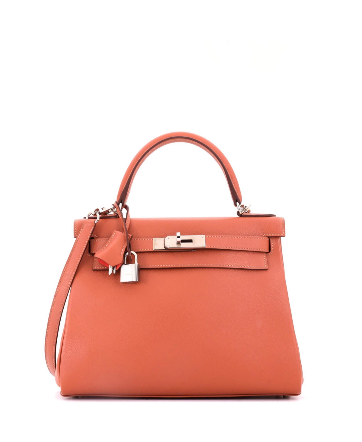 Click here for Pre-Owned HERMES Kelly 28 Handbag Verso Evercolor... prices
