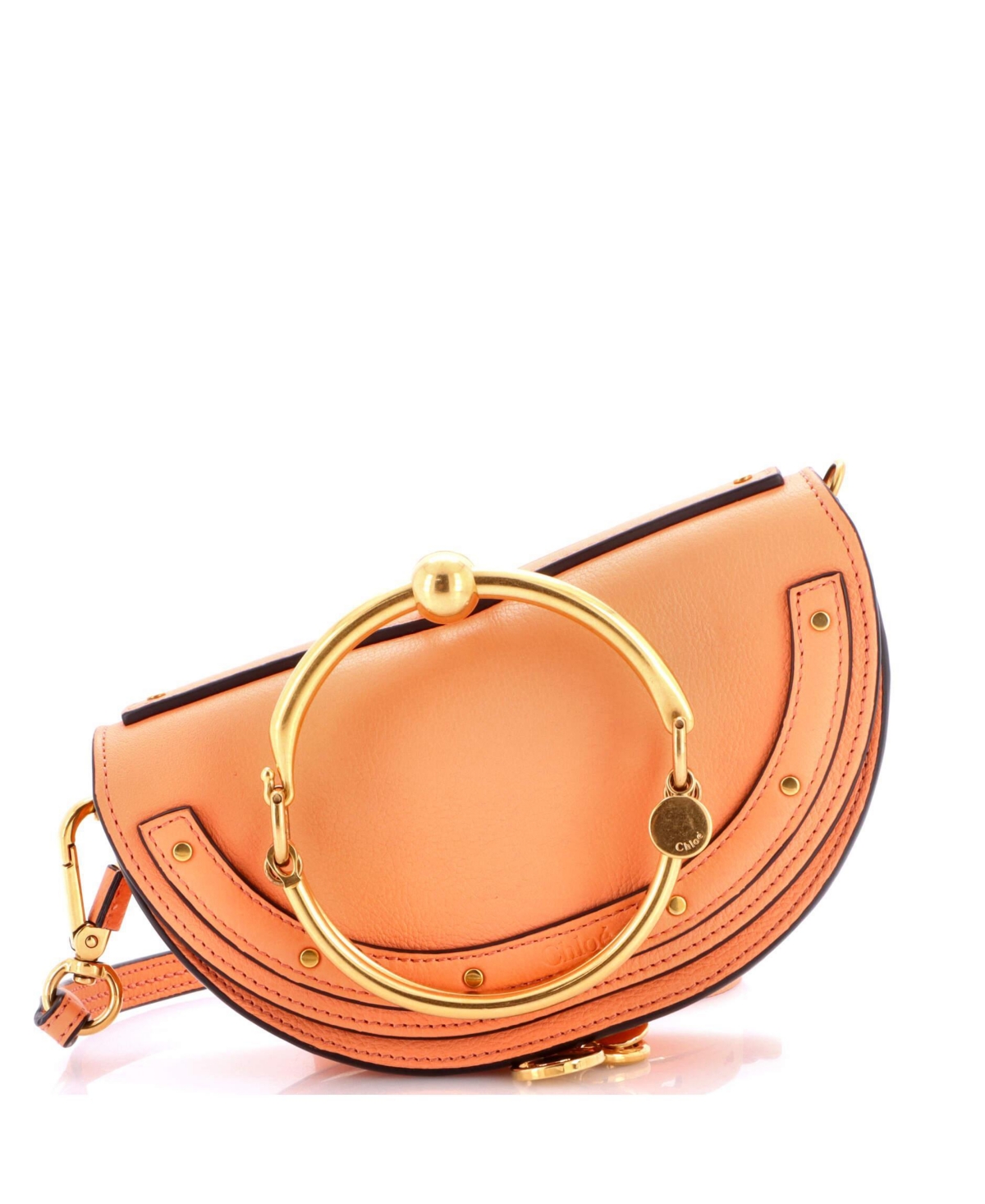 Click here for Pre-Owned Chloe Mini Nile Crossbody Bag Leather -... prices